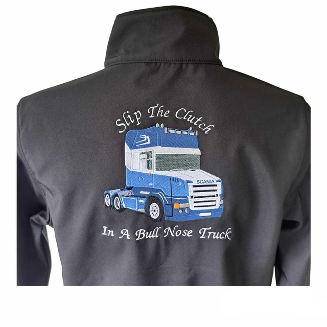 V8 LORRY BULLNOSE Softshell King of Rd Men Trucking Jacket Truck Driver ...