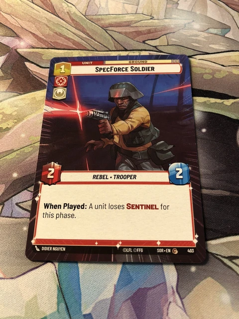 SPECFORCE SOLDIER 403 Hyperspace NF Star Wars Unlimited Spark Of ...