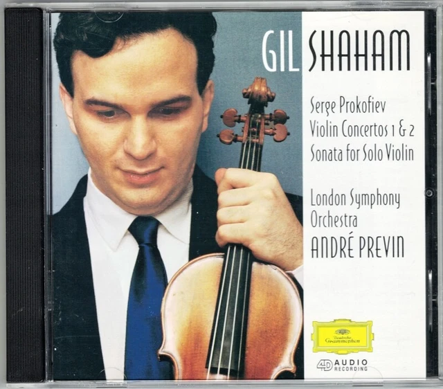 GIL SHAHAM: PROKOFIEV Violin Concerto No.1 2 Sonata Solo Violin Andre ...