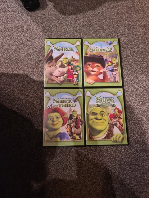 SHREK QUADRILOGY MOVIE 1-4 Dvd Film Collection Part 1 2 3 4 £8.77 ...