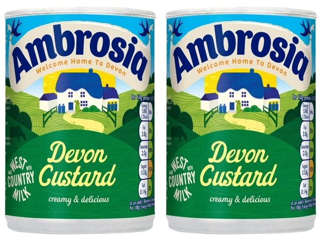 AMBROSIA READY TO Serve Devon Custard 400g PACK OF 2 $14.67 - PicClick AU