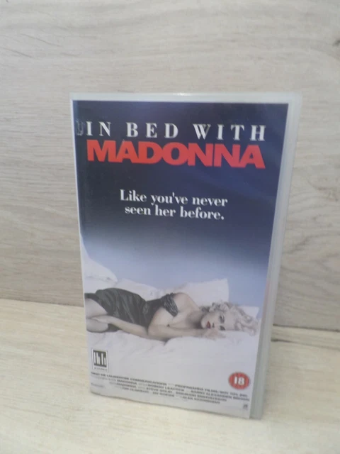 IN BED WITH madonna vhs video £10.00 - PicClick UK
