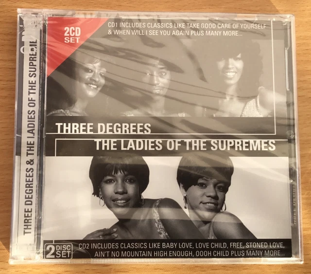 🌟THREE DEGREES🌟THE SUPREMES🌟2X Cd Set🌟Pop🌟Rock🌟1970S🌟Uk🇬🇧Seller🌟 £18.95 ...