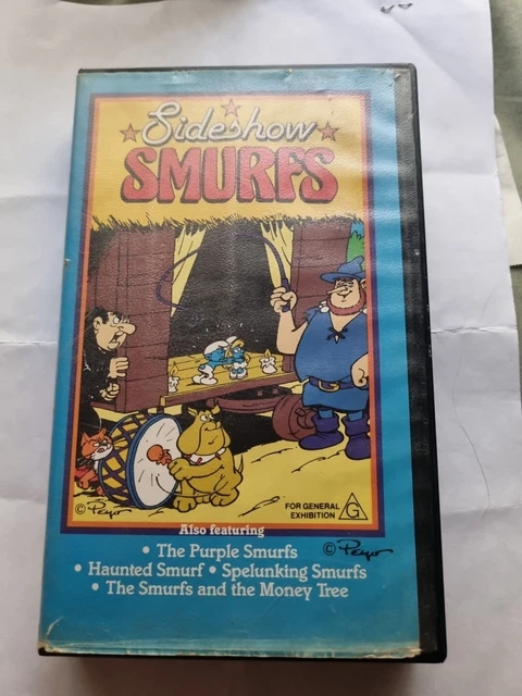 SIDESHOW SMURFS AUSTRALIAN Vhs Video The Smurfs Smurf 1981 Rare Original $28.00 - PicClick AU