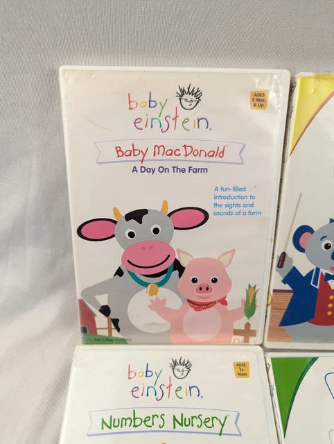DISNEY BABY EINSTEIN Kids Learning DVD Lot of 6 – Educational Fun for ...