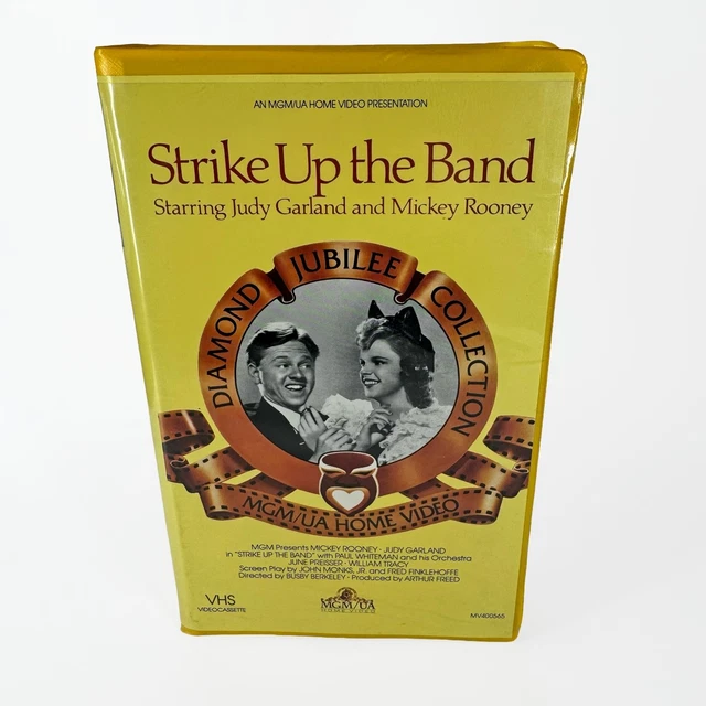 STRIKE UP THE Band VHS 1940 Musical Diamond Jubilee Collection MGM/UA £ ...