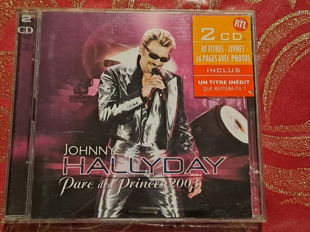 JOHNNY HALLYDAY PARC des Princes 2003 Double CD en Très Bon état ! EUR ...