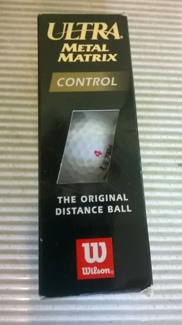 NEW ULTRA METAL Matrix Golf Balls, Pack of 3 £7.80 - PicClick UK