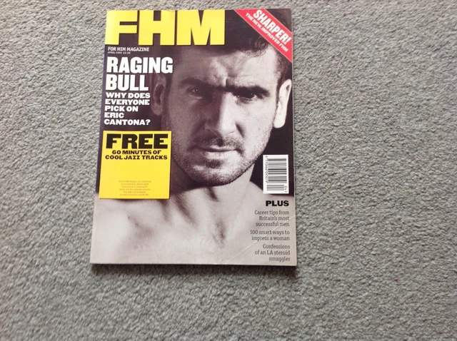 ERIC CANTONA VTG FHM Magazine April 1995 £11.12 - PicClick UK
