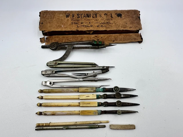 ANTIQUE EARLY W F Stanley & Co London Drawing Drafting Surveying ...