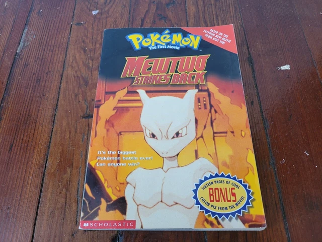 VINTAGE 1998 POKEMON The First Movie Mewtwo Strikes Back Paperback Book ...