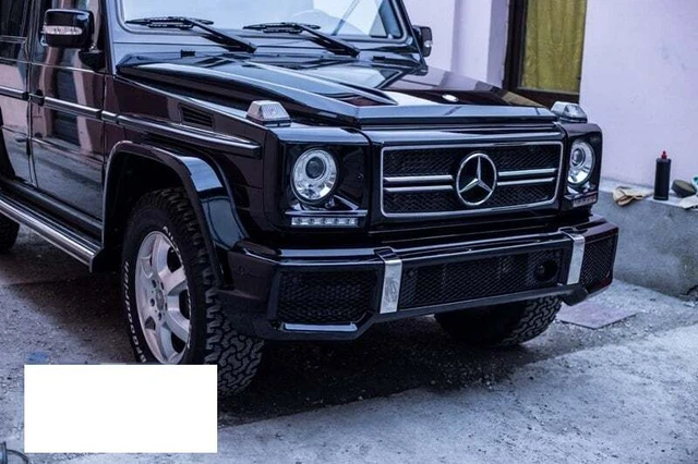 REJILLA FRONTAL C63 AMG Estilo Negra Cromada per Mercedes W463 Clase G ...