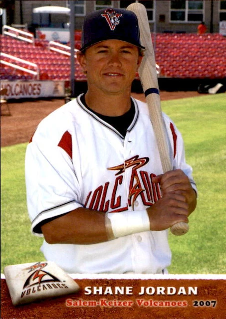 2007 SALEM-KEIZER VOLCANS tribune 18 Shane Jordan Bradenton Floride FL ...