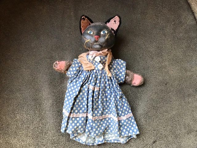VINTAGE PRUDENCE KITTEN Puppet Primrose Kitten Muffin the Mule 1950s ...