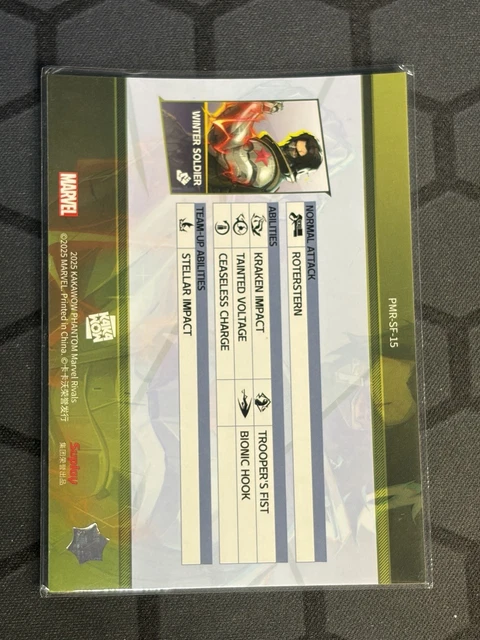 2025 KAKAWOW PHANTOM Marvel Rivals Identity Insert Winter Soldier #PMR ...