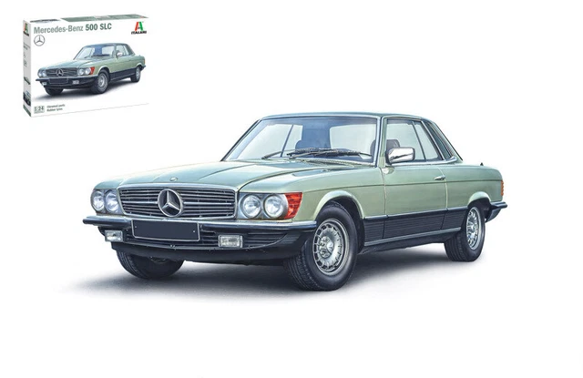 MINIATURE VOITURE MODEL Kit De Montage Italeri Mercedes 500 SLC Kit 1: ...