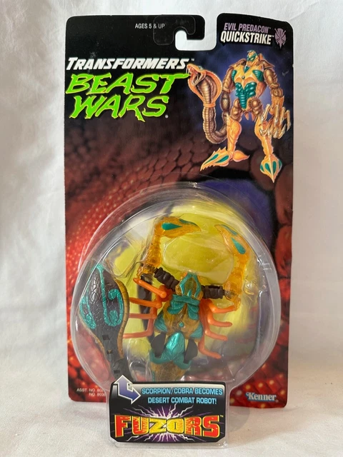 TRANSFORMERS BEAST WARS Fuzors Evil Predacon QUICKSTRIKE MOC SCELLÉ EUR ...