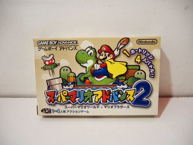 SUPER MARIO ADVANCE 2 Super Mario World Nintendo Game Boy Advance GBA ...