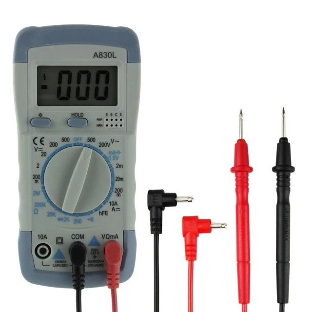 A830L HAND-HELD MULTIMETER Insulation-resistance Tester Universal ...