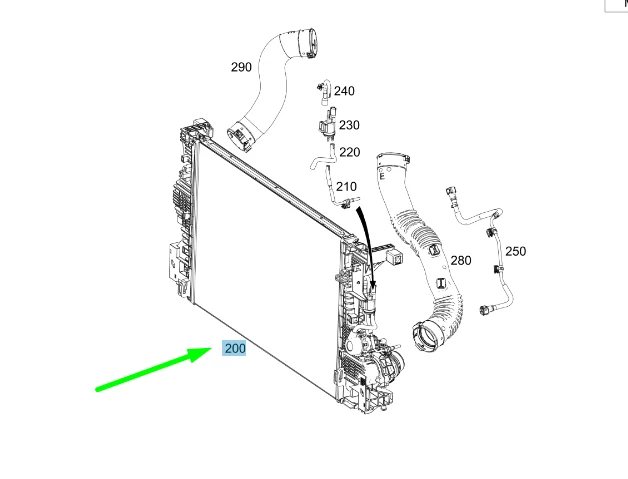 MERCEDES-BENZ CLA C118 Ladeluftkühler A2475006200 NEU ORIGINAL EUR 788 ...
