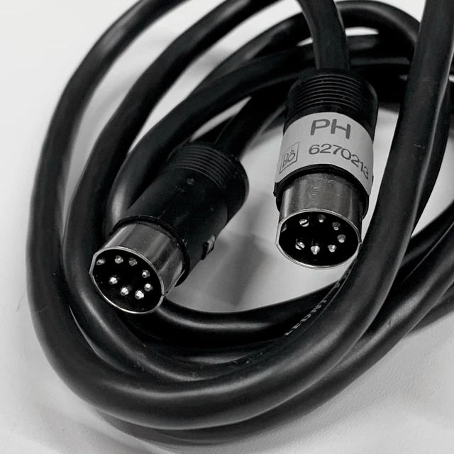 BANG & OLUFSEN 7-pin DIN Double Screened Phono Cable • Beogram 8000/ ...