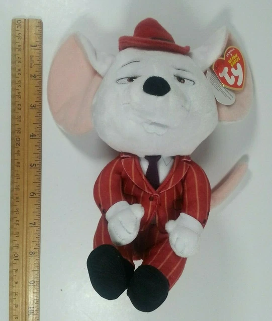 TY BEANIE BABIES MIKE the Mouse 7" Plush SING Movie Stuffed Animal Toy ...