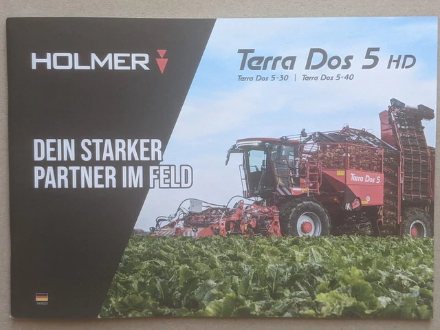 HOLMER TERRA DOS 5 HD Zuckerrübenroder Prospekt 10/2025 Traktor ...