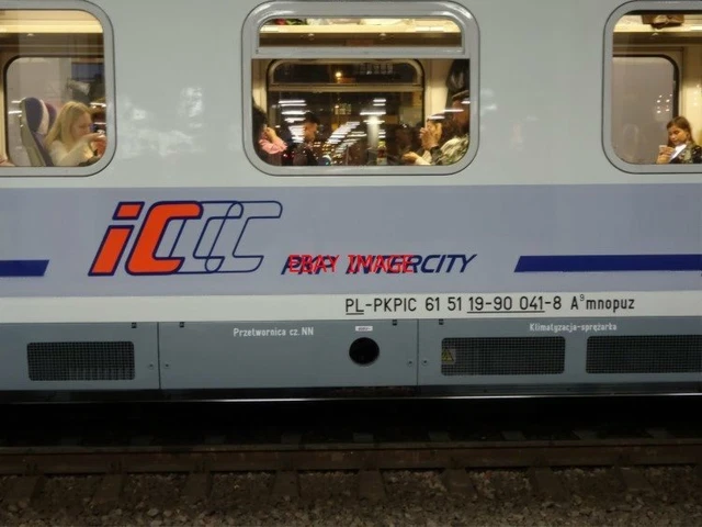 PHOTO PKP Intercity Logo Pkp Intercity Logo And Coach Number At Poznan ...