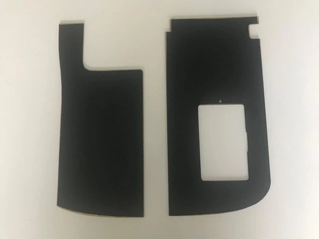 FOOTWELL COVER A-PILLAR Bottom Left + Right Black For Mercedes R107 SL ...