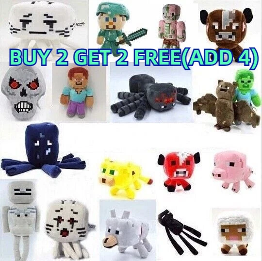 Minecraft Creeper Enderman Filling Plush Toys Ts My World Oversized