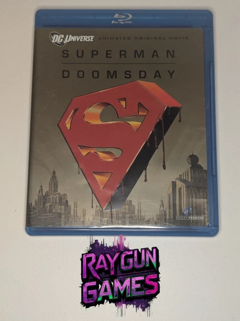 SUPERMAN: DOOMSDAY BLU Ray Disc In Mint Condition, Complete, Next Day ...