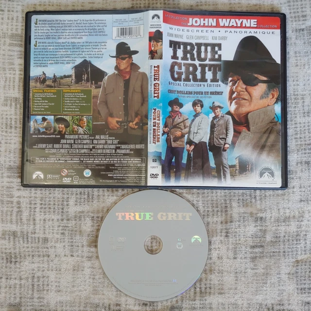 TRUE GRIT DVD Bilingual Widescreen John Wayne Original 1969 $6.49 ...