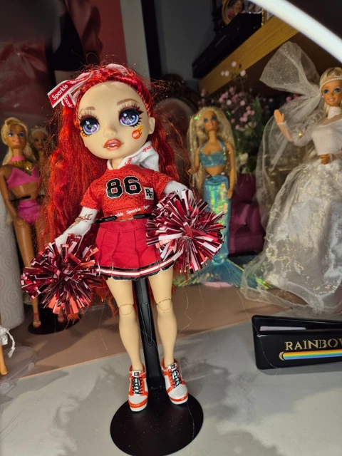 RAINBOW HIGH RUBY Anderson Cheer Cheerleader With Pom Poms £10.00 ...