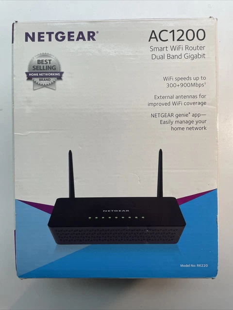 NETGEAR AC1200 [R6220-100NAS] Smart Wi-Fi Router $16.99 - PicClick