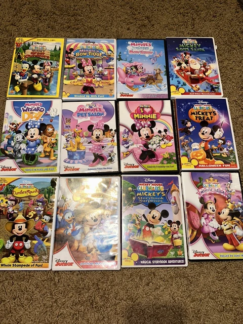 MICKEY MOUSE CLUBHOUSE DVDs Lot of 17 Minnie Disney Junior Childrens ...