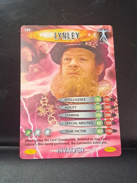DOCTOR WHO BATTLES In Time Card Lynley Invader 205/225 580 £1.78 ...