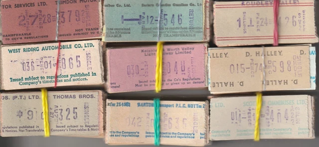 SETRIGHT SPEED BUS Tickets. 850 assorted tickets £7.58 - PicClick UK