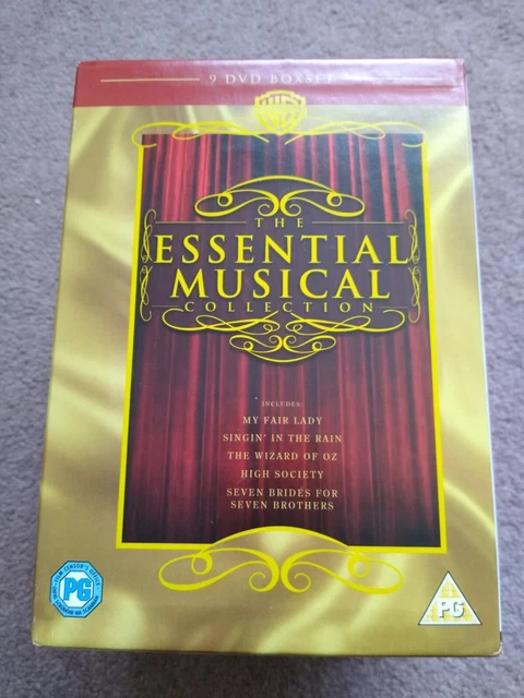 ESSENTIAL MUSICAL COLLECTIN 9 Dvd Boxset New Wizard Oz High Society ...