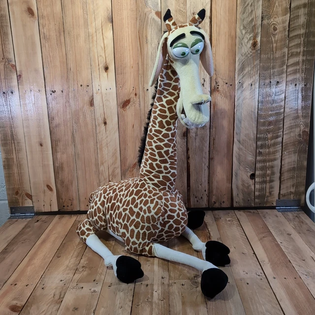 MADAGASCAR MELMAN PLUSH 30" Tagged Dreamworks Giraffe Soft Toy Plush ...