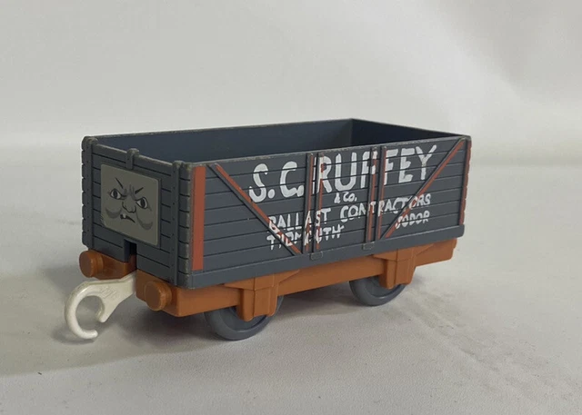 THOMAS & FRIENDS Trackmaster Train Tank Engine - S.C. Ruffey Car Gray ...
