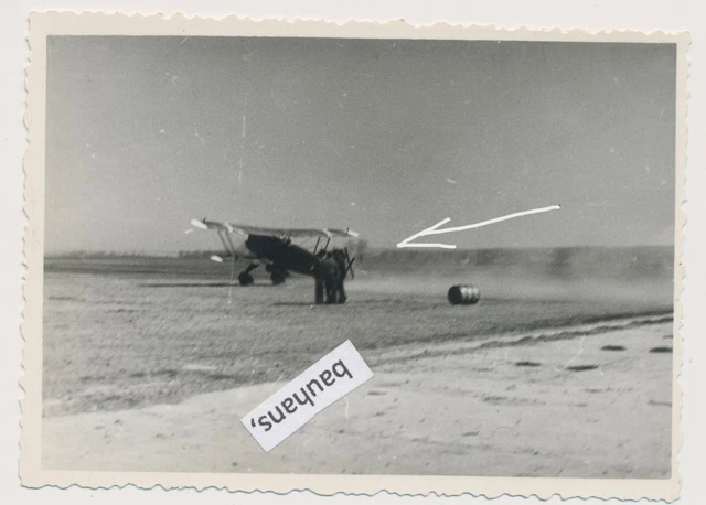FOTO LEGION CONDOR S/88, aus Nachlass, Spanien, Flugzeug He 51 (1039a ...