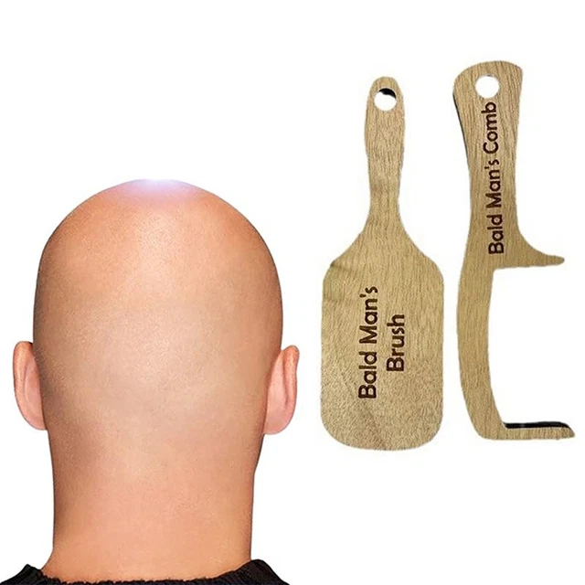 GAG GIFT COMB For Bald Man Joke Gift For Hairless Combing Brush $10.64 ...