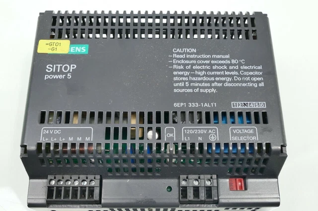 SIEMENS SITOP POWER 5 Stromversorgung 6EP1333-1AL11 | 6EP1 333-1AL11 ...