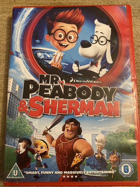 MR PEABODY AND Sherman DVD Animated Dreamworks £1.16 - PicClick UK