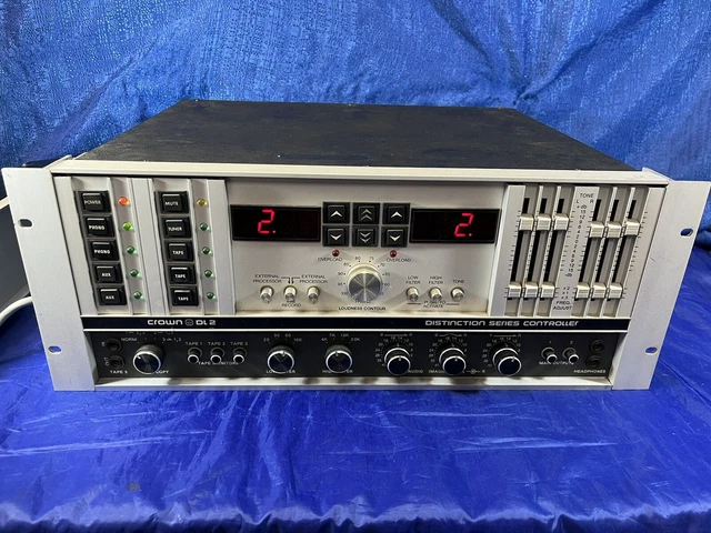 CROWN DL-2 DL2 PREAMPLIFIER - no power supply included!! $1,299.99 ...