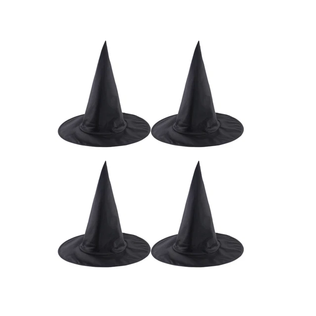 6 PCS HALLOWEEN Costume Party Wizard Cone Hat Hats Cosplay Accessories ...