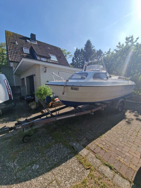 MOTORBOOT, ANGELBOOT MIT 50ps Tohatsu Außenborder EUR 10.500,00 ...