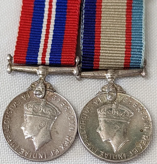 WW2 AUSTRALIAN SERVICE Medal miniature medal group original $33.00 - PicClick AU