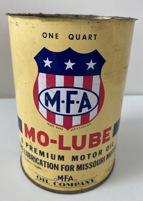 MFA MO-LUBE ONE Quart Motor Oil Can $48.98 - PicClick CA