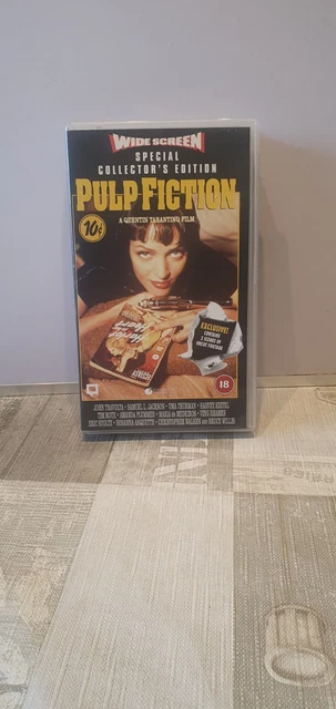 PULP FICTION VHS Tape Wide Screen Special Collector's Edition £5.92 - PicClick UK